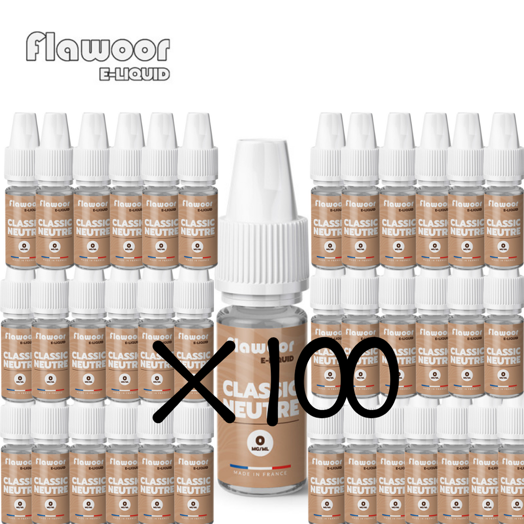 PACK 100pcs Classic Neutre 10ml - Flawoor – CBDeer