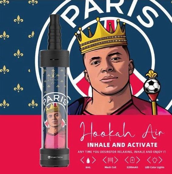 E-CHICHA PORTABLE HOOKAH AIR LIMITED MBAPPE - FUMYTECH – CBDeer