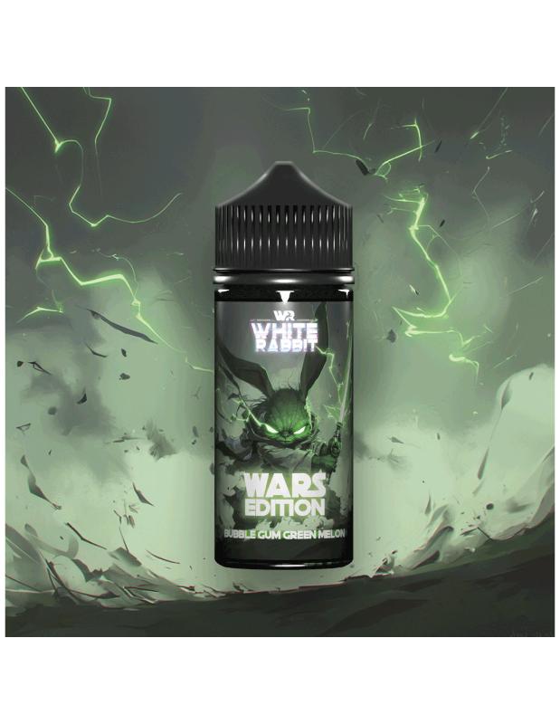 E-liquide Bubble Gum Green Melon WARS Edition 100ml | White Rabbit – CBDeer